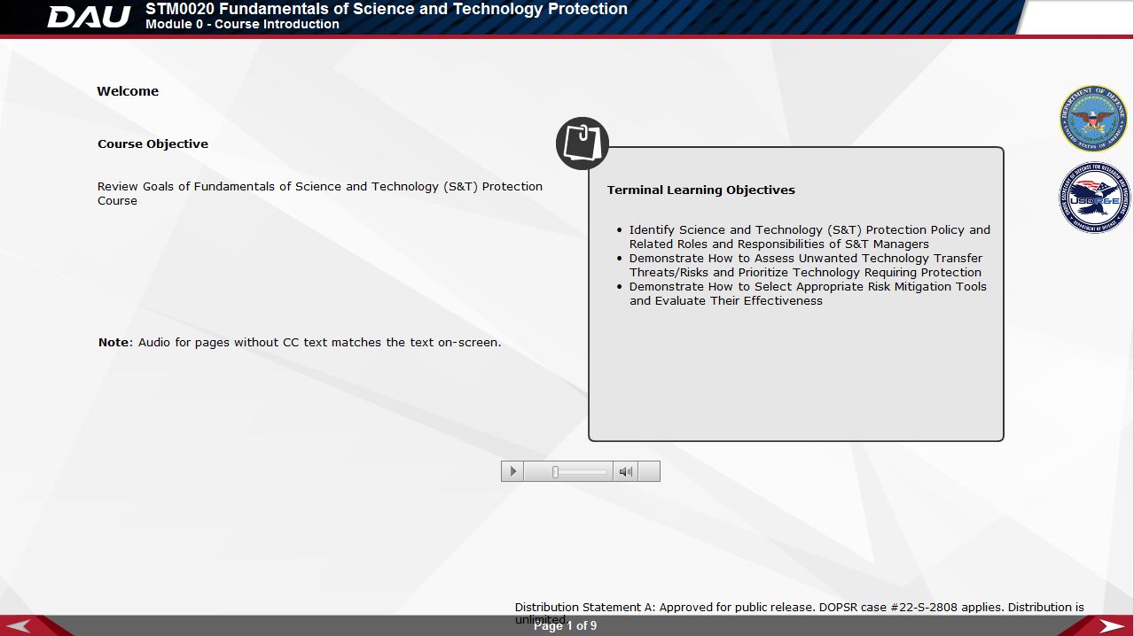 S&T Program Protection> MTA